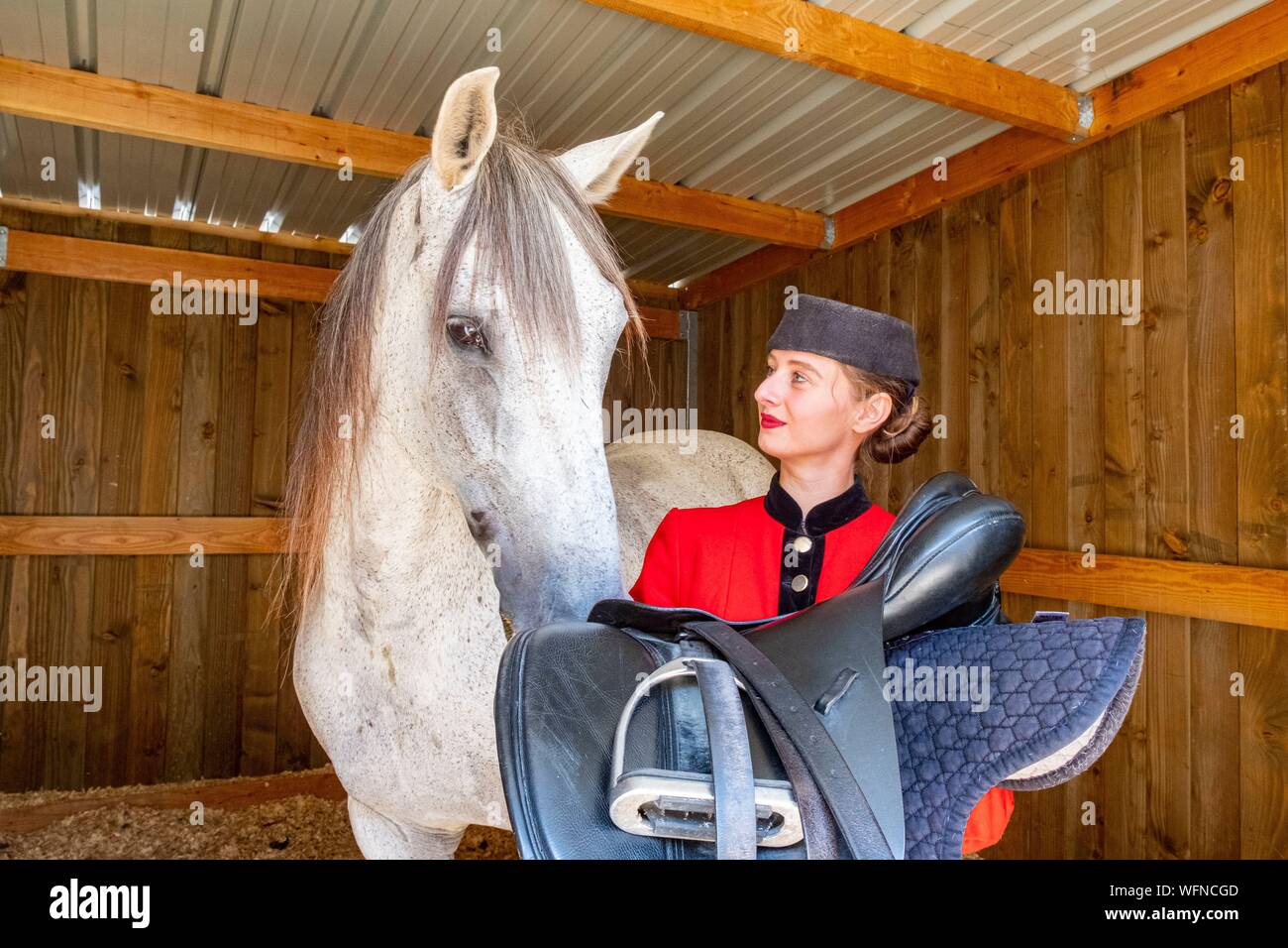 France, Oise, Chantilly, Chateau de Chantilly, the Grandes Ecuries ...