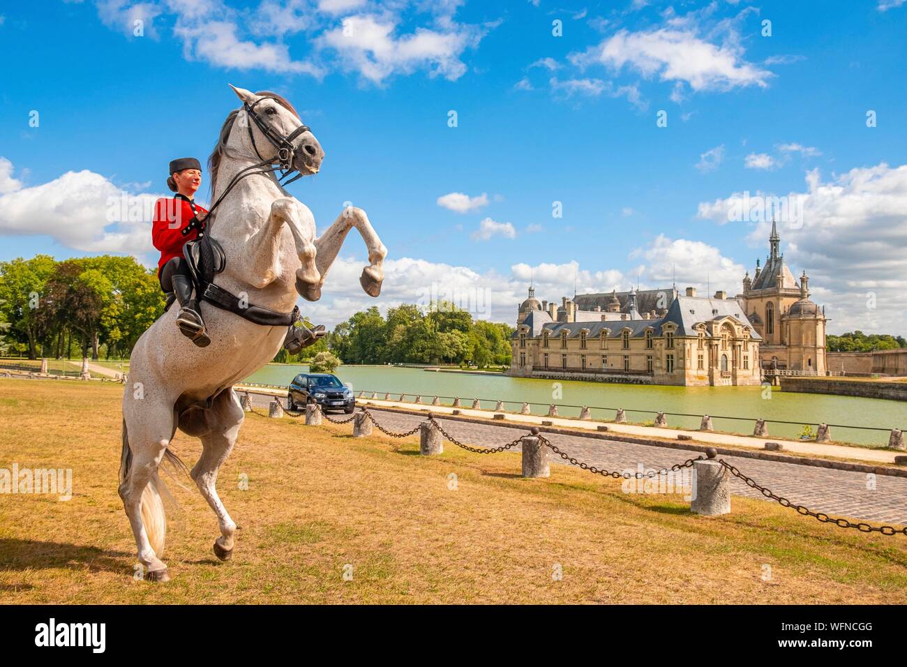France, Oise, Chantilly, Chateau de Chantilly, the Grandes Ecuries ...