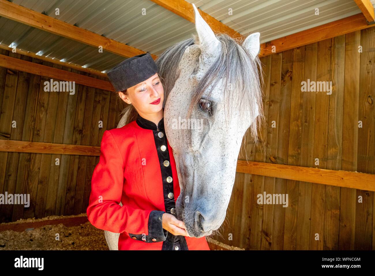France, Oise, Chantilly, Chateau de Chantilly, the Grandes Ecuries ...