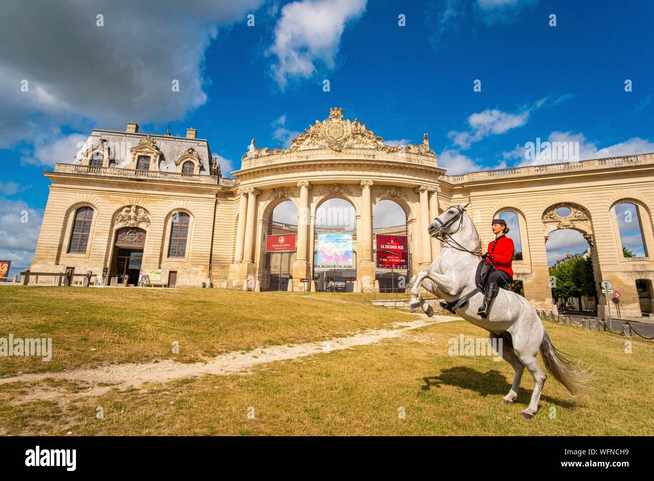 France, Oise, Chantilly, Chateau de Chantilly, the Grandes Ecuries ...
