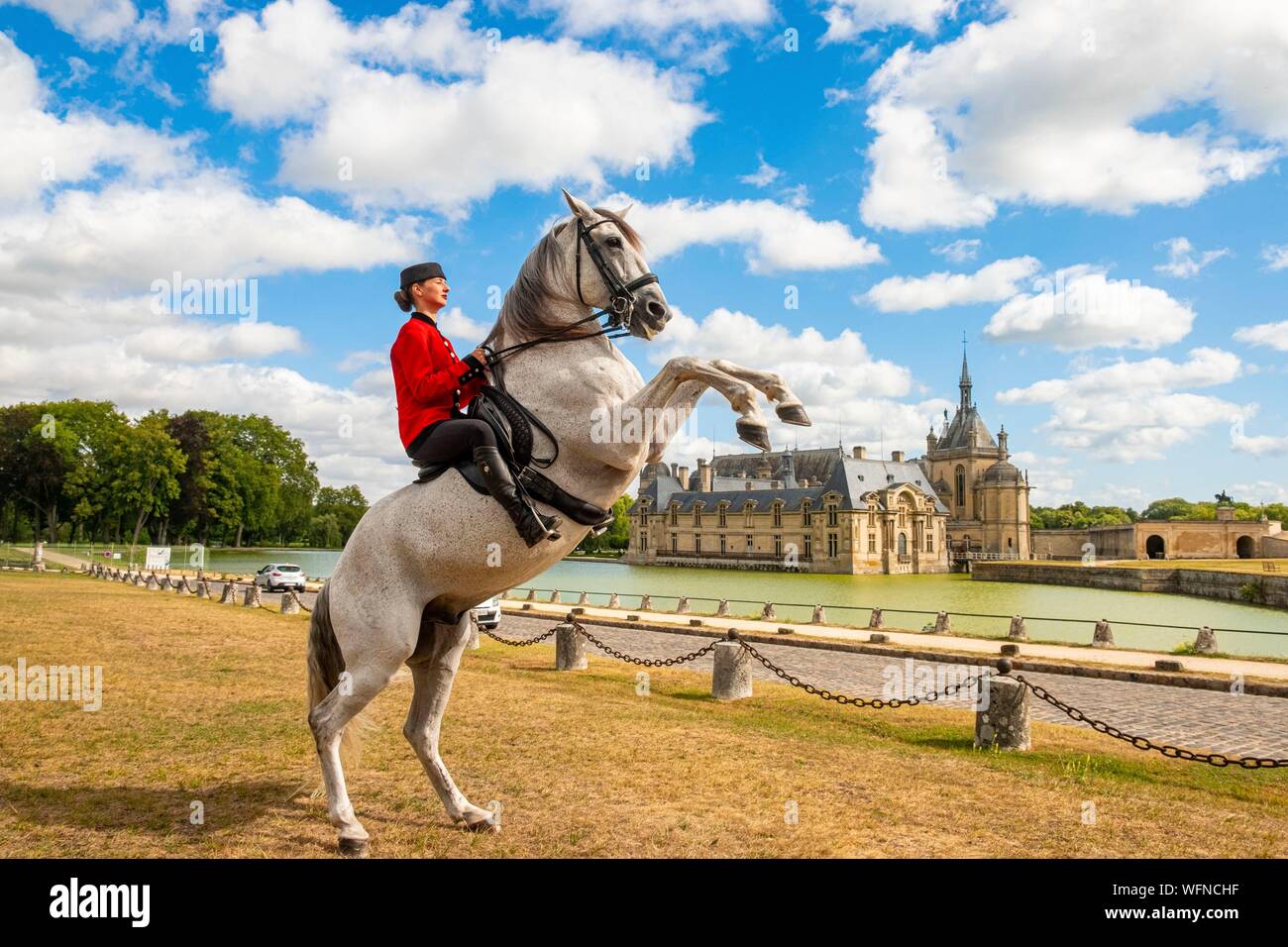 France, Oise, Chantilly, Chateau de Chantilly, the Grandes Ecuries ...