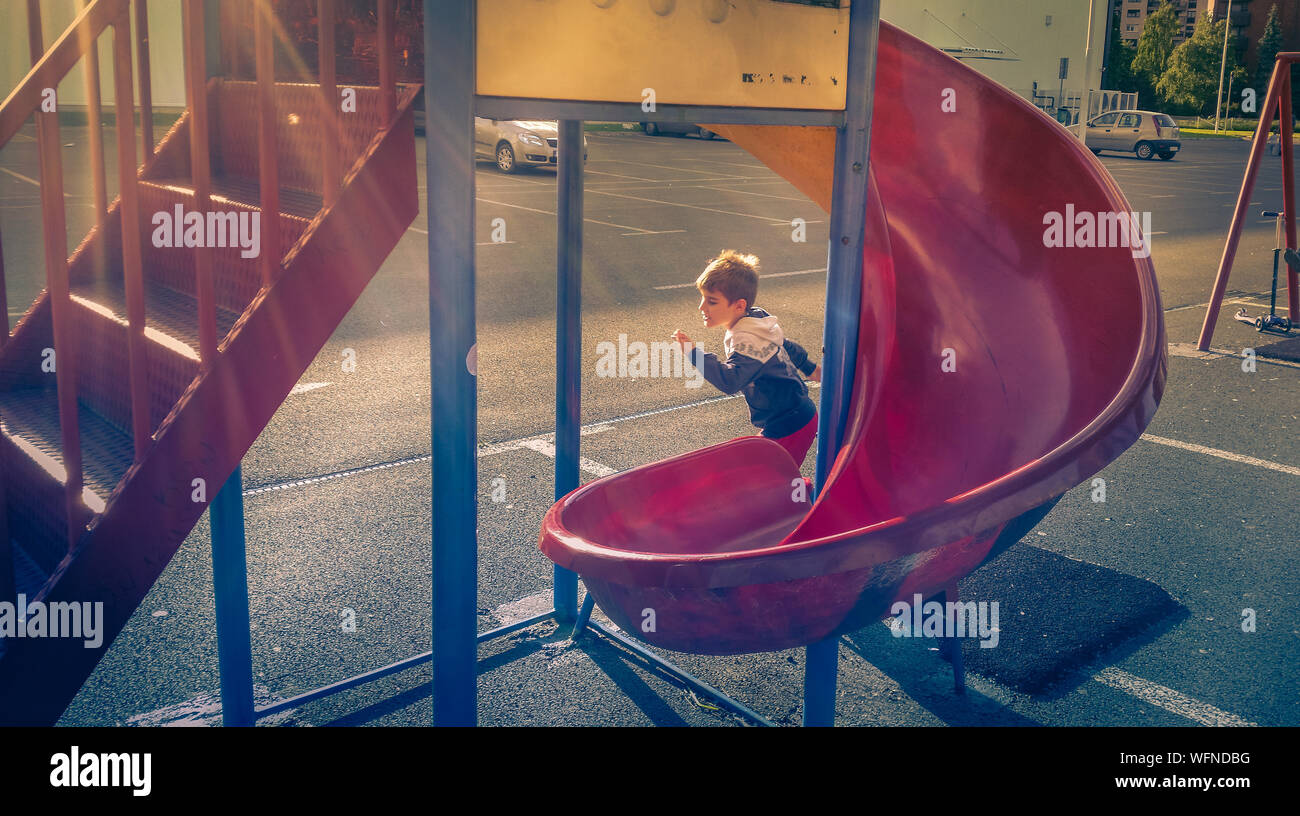 Playground slide not shoe hi-res stock photography and images - Alamy