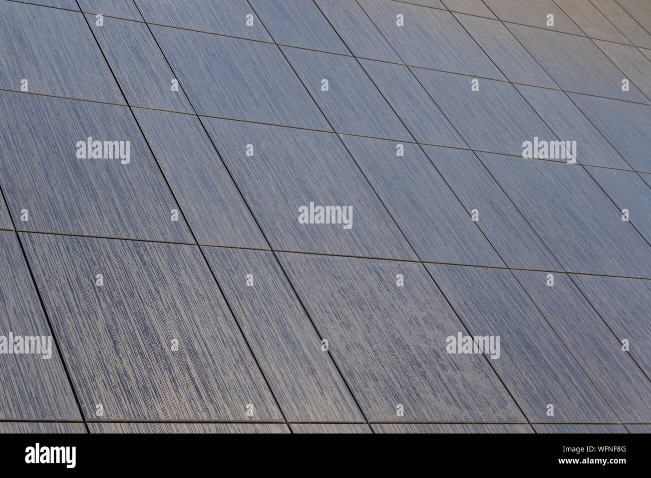 Diagonal view of brown tile ceramics of different shapes and detailed ...