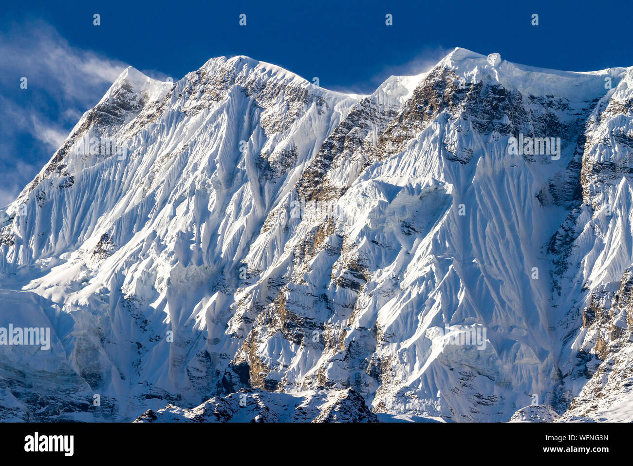 Annapurna III is a mountain in the Annapurna mountain range, and at ...