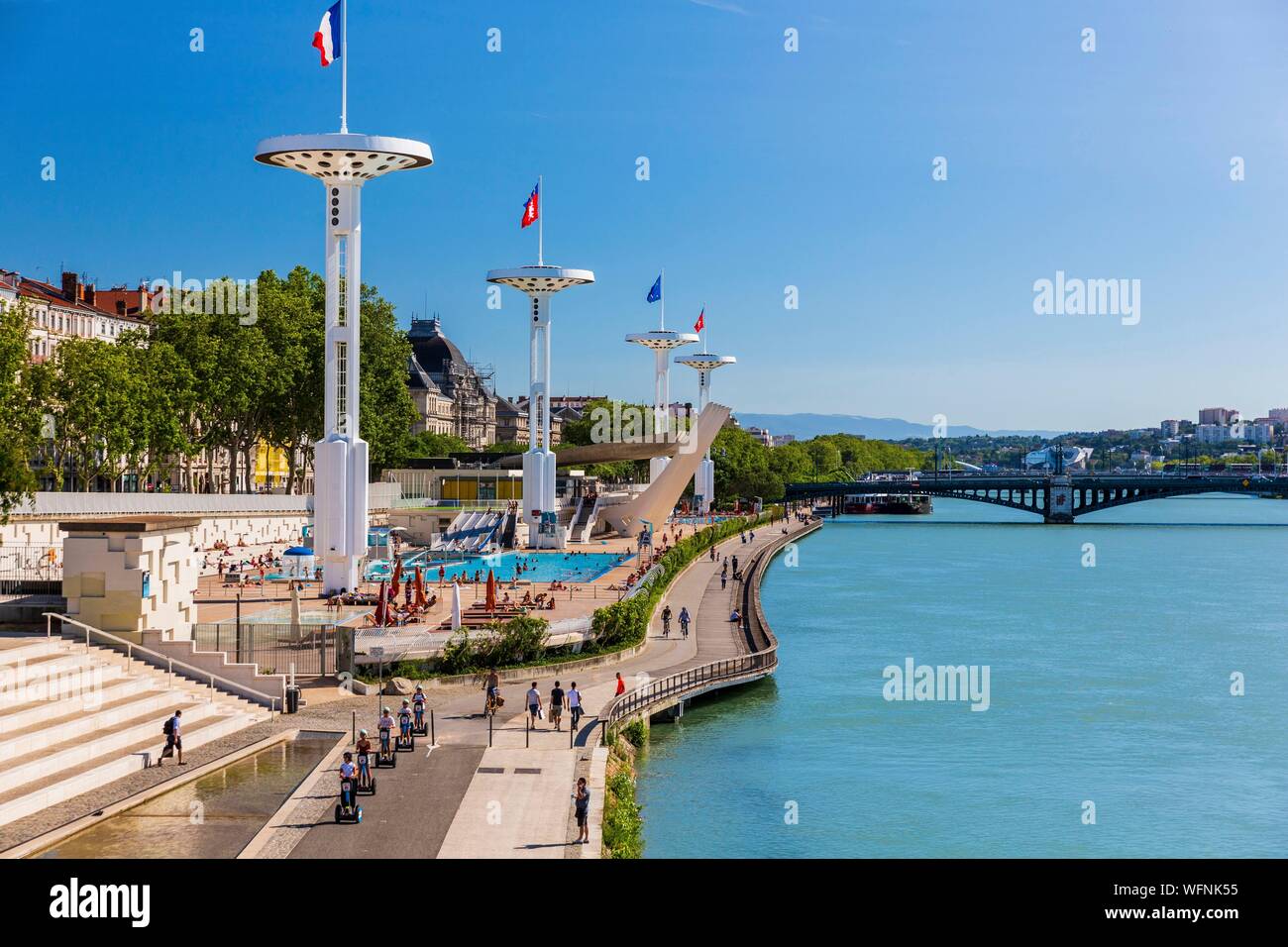 Bridge of the guillotiere hi-res stock photography and images - Alamy
