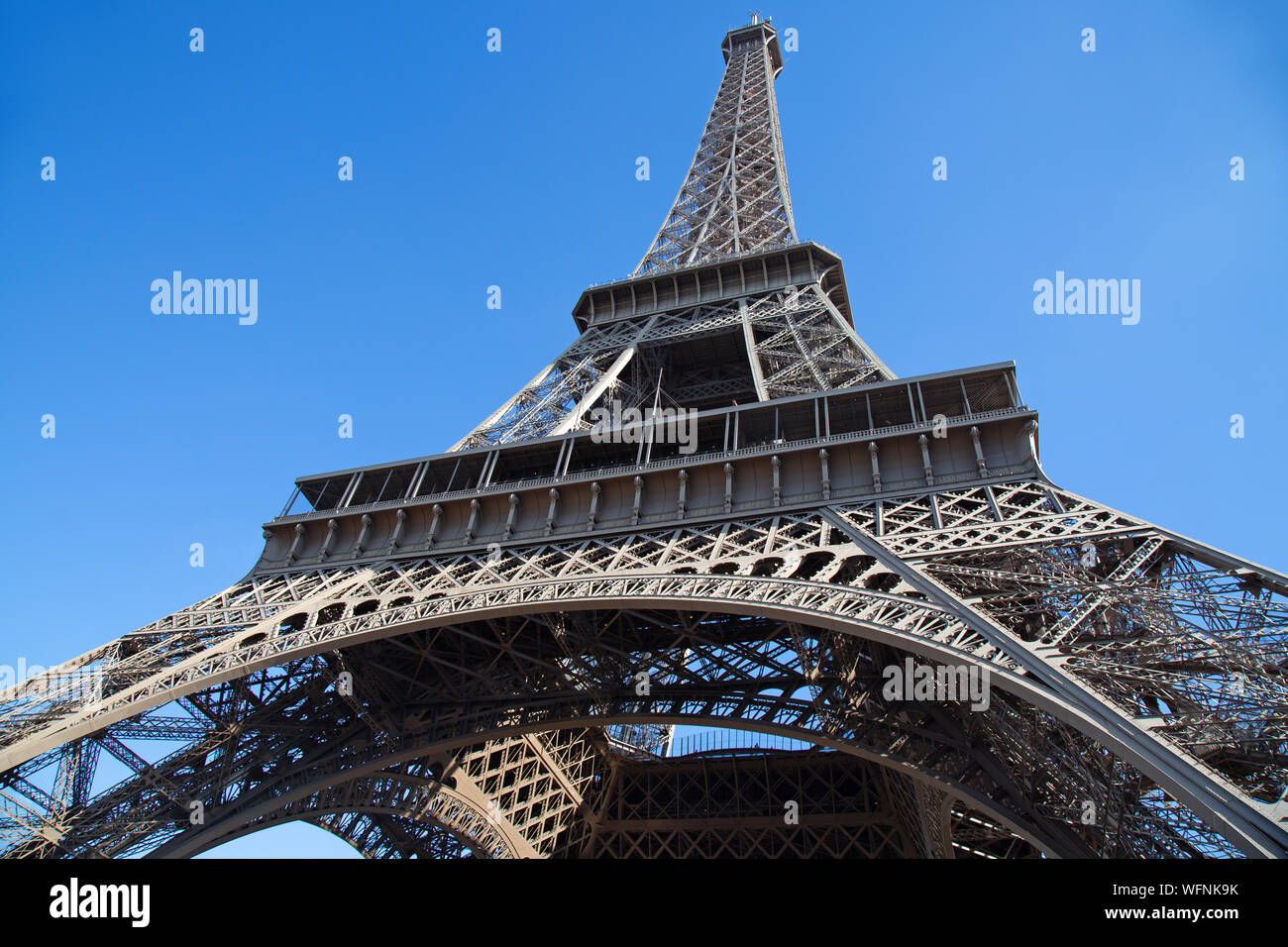 Eiffel tower - one the main symbols of Paris Stock Photo - Alamy