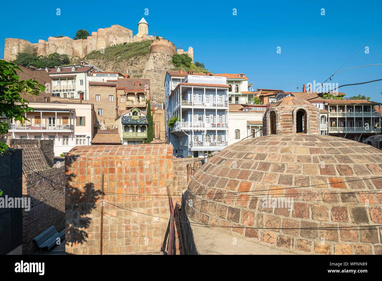 Brick facade dominated hi-res stock photography and images - Alamy