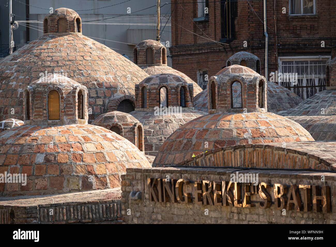 Georgia, Tbilisi, Old Tbilisi or Dzveli Kalaki, Abanotubani district or ...