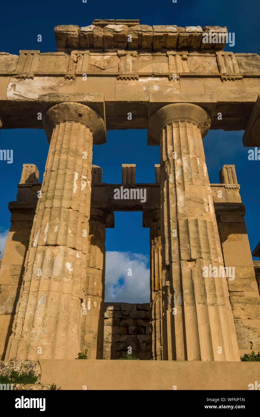 Italy, Sicily, Castelvetrano, ancient city of Selinonte, founded by ...