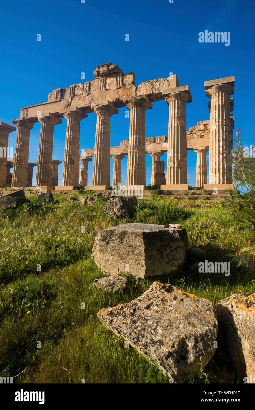 Italy, Sicily, Castelvetrano, ancient city of Selinonte, founded by ...
