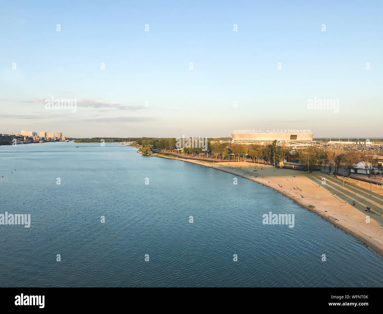 Rostov on don bridge on river don hi-res stock photography and images ...