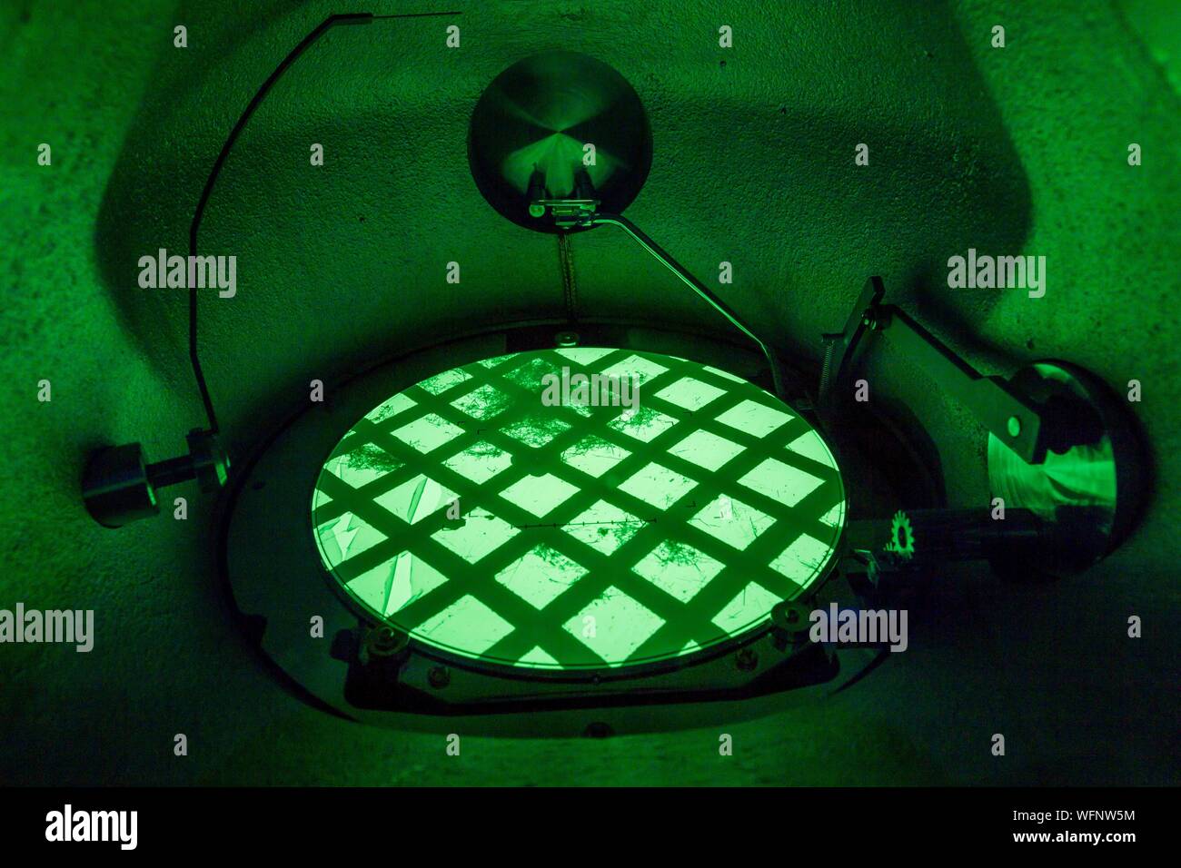 Asbestos Fibers Under Microscope