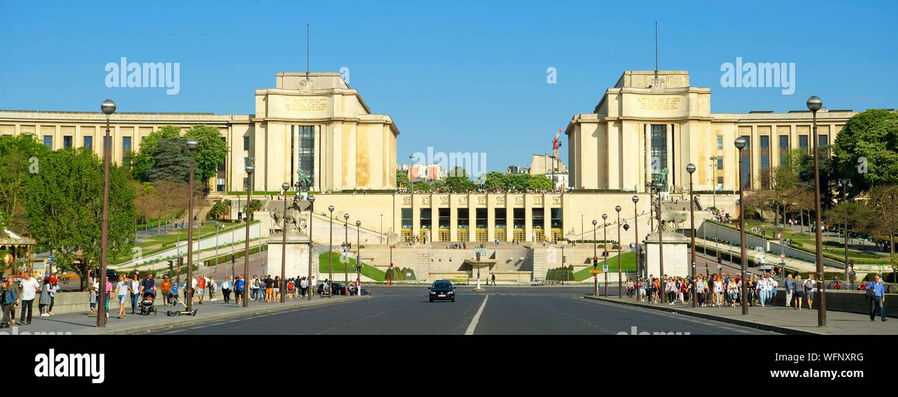 France, Paris, area listed as World Heritage by UNESCO, the gardens of ...