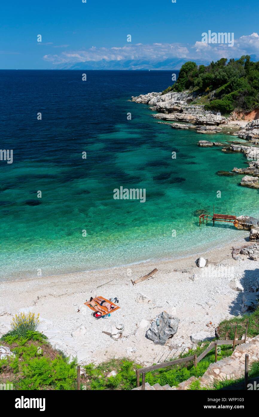 Corfu island people hi-res stock photography and images - Alamy
