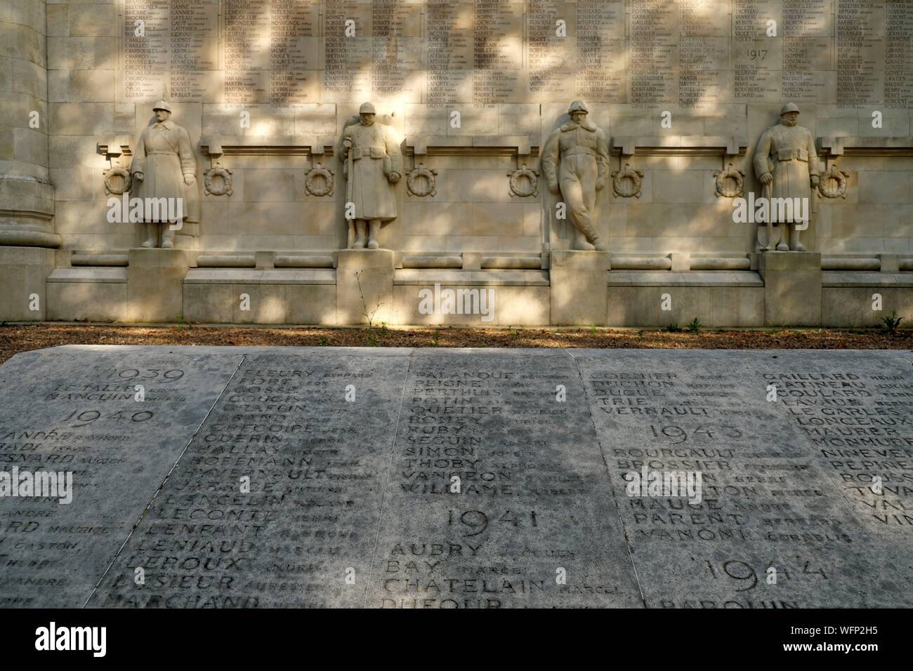 France, Eure et Loir, Chartres, Chemin de Memoire, Butte des ...