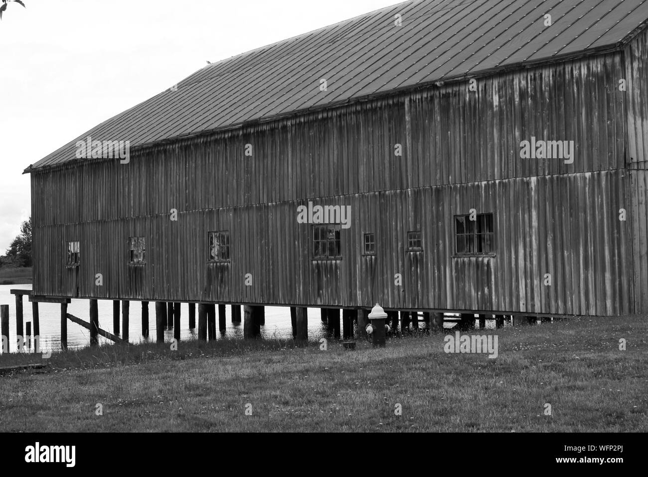 View Of Barn Stock Photo - Alamy