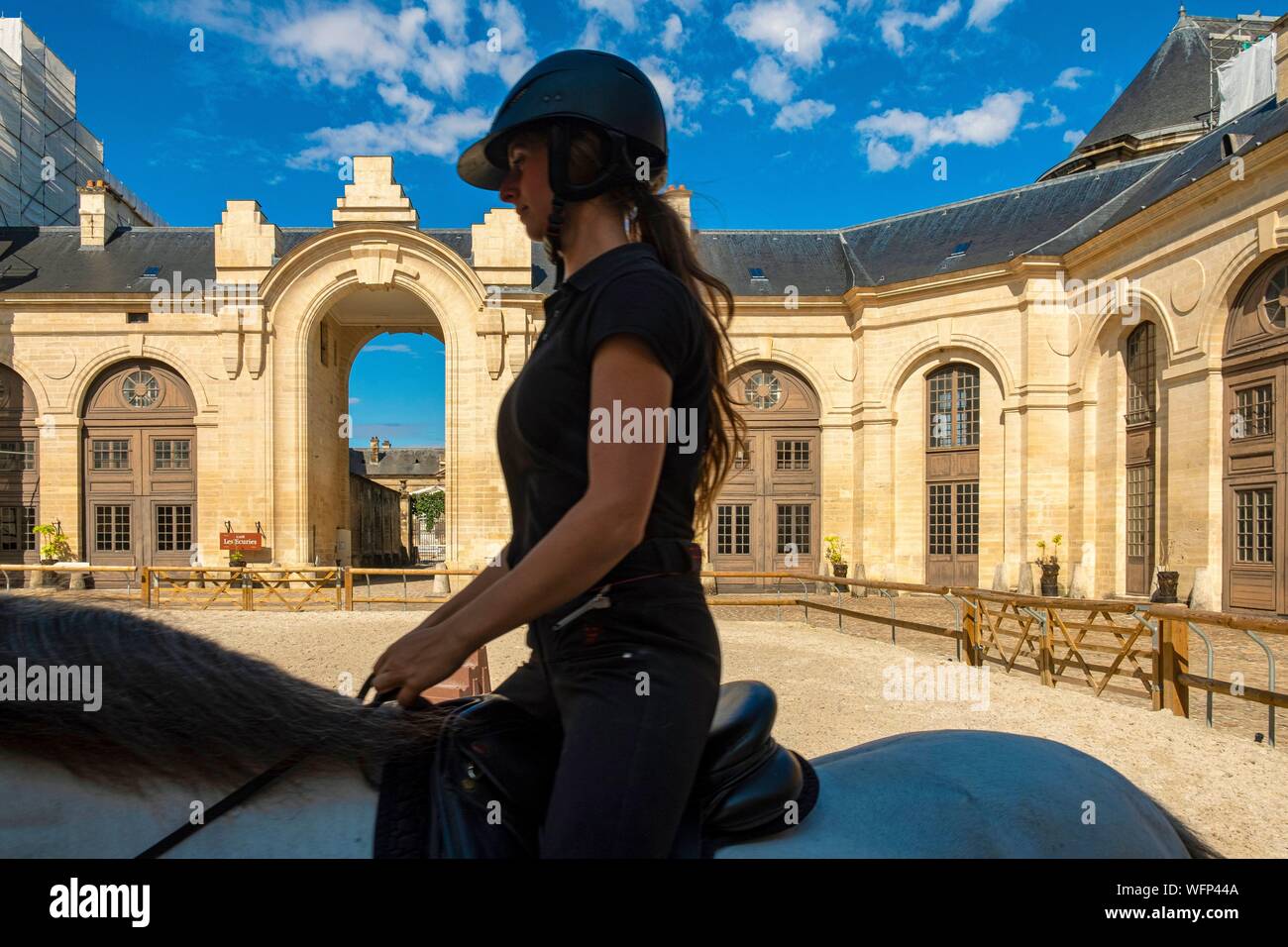 France, Oise, Chantilly, Chantilly Castle, the Great Stables, a ...