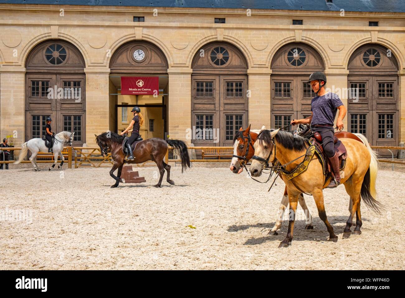France, Oise, Chantilly, Chantilly Castle, the Great Stables, last ...