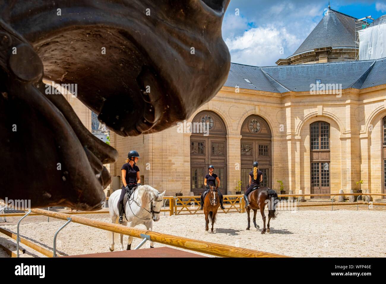 France, Oise, Chantilly, Chantilly Castle, the Great Stables, last ...