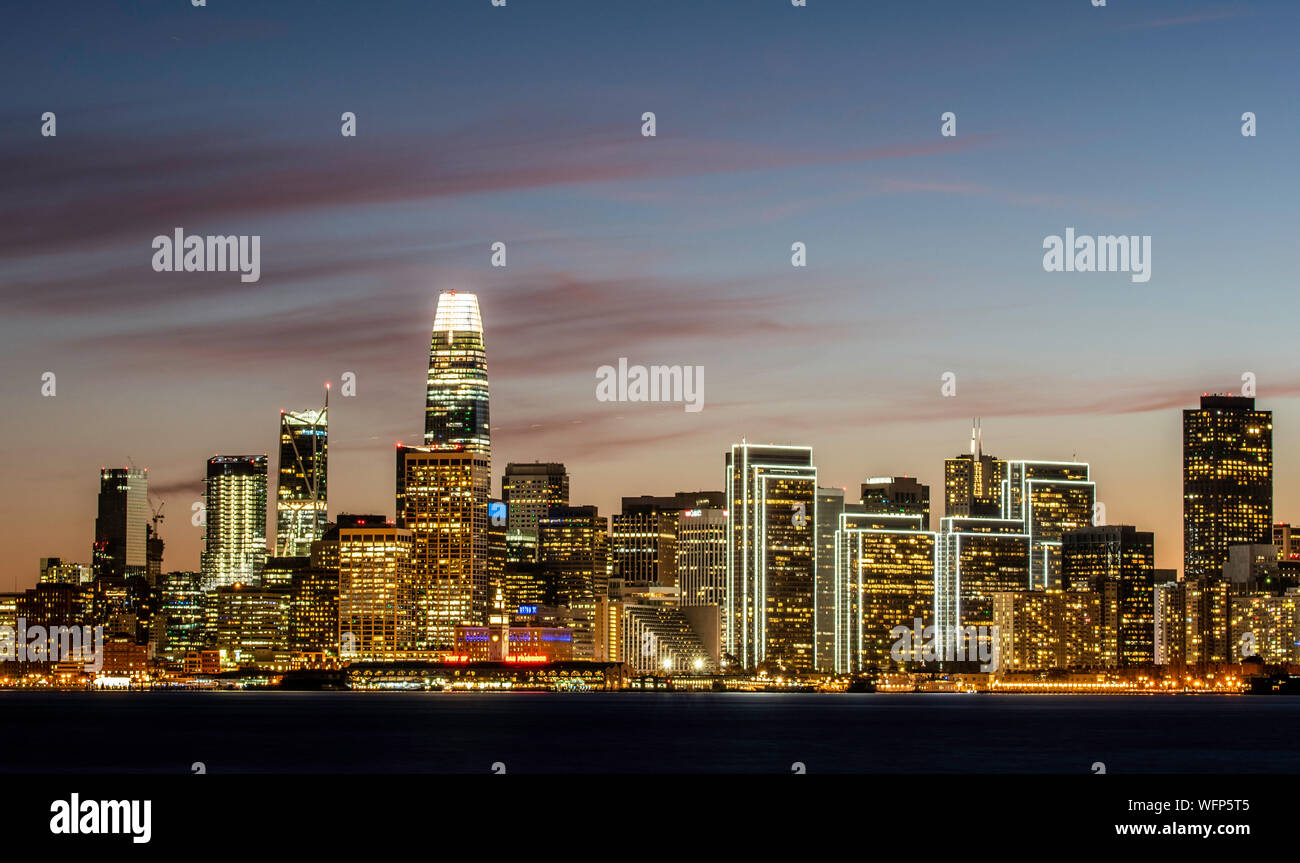 San Francisco Skyline Stock Photo - Alamy