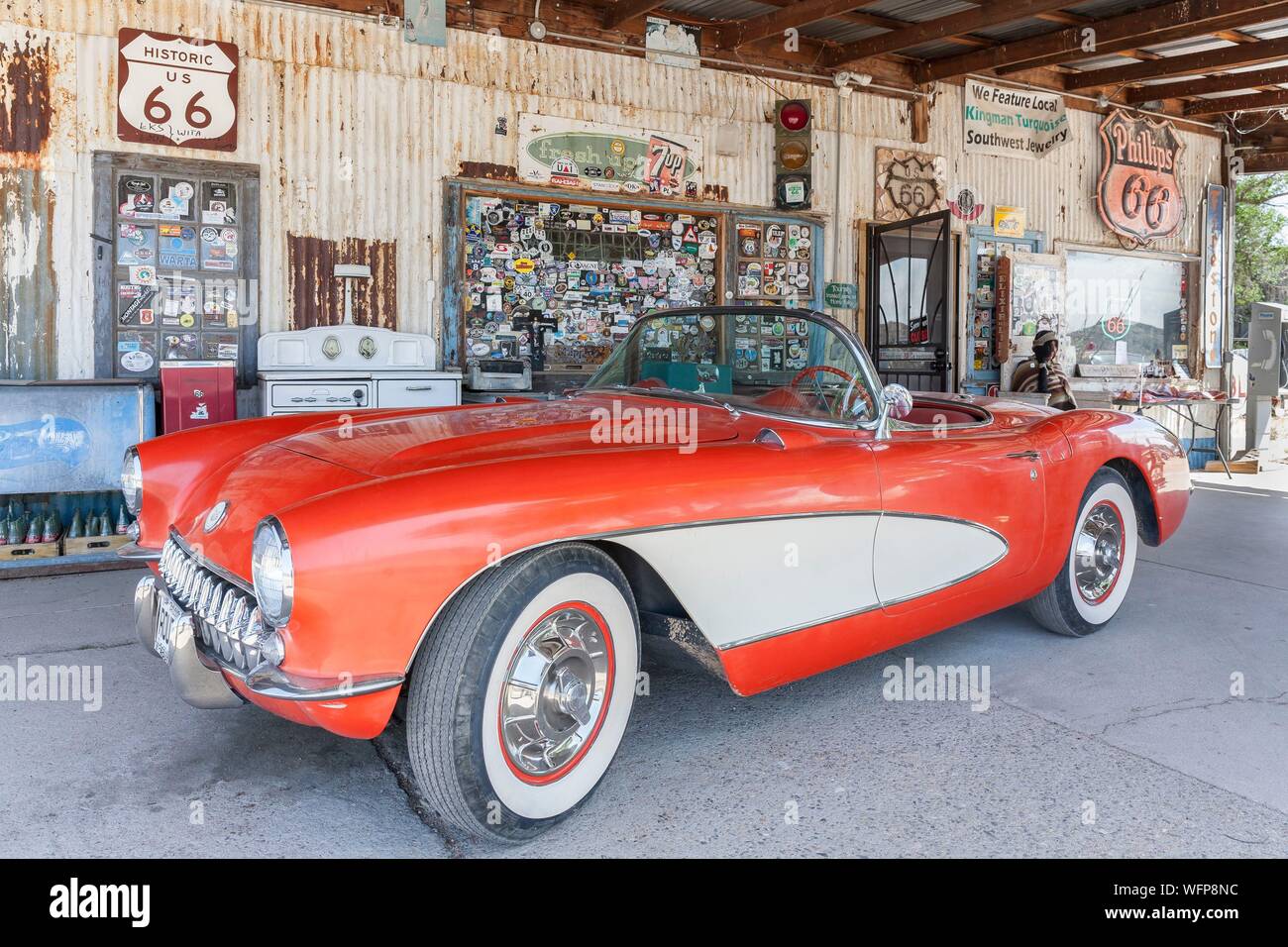 United States, Arizona, Route 66, Hackberry, Hackberry General Store ...