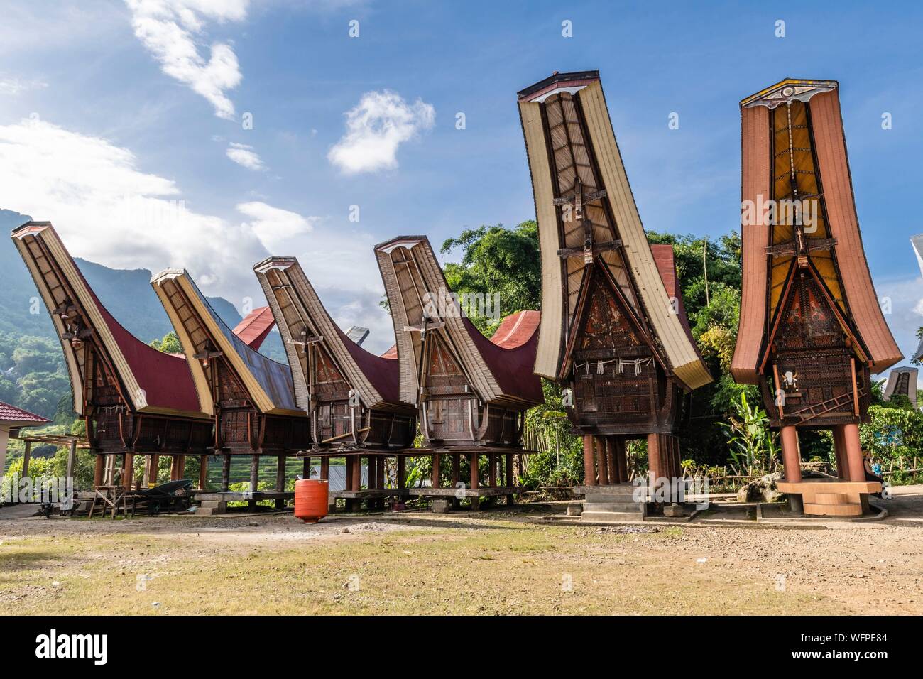 Indonesia, Sulawesi island, Toraja country, Tana Toraja, Rantepao area ...