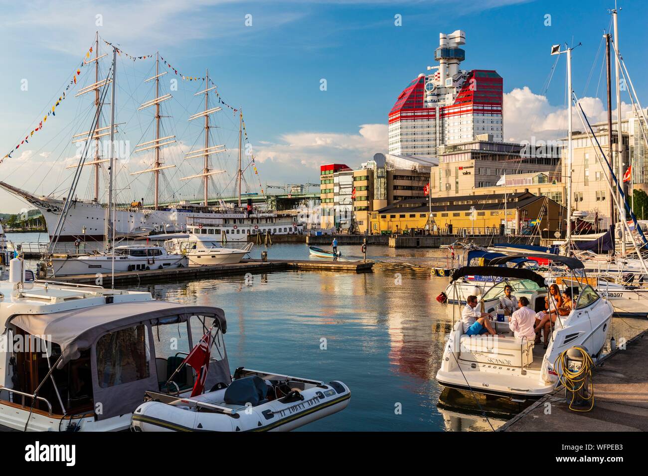 Sweden, Vastra Gotaland, Goteborg (Gothenburg), the skyscraper ...