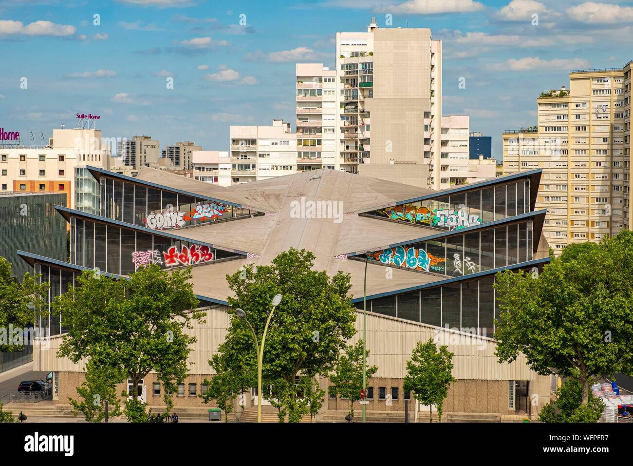 France, Paris, gate of the Vilette Stock Photo - Alamy