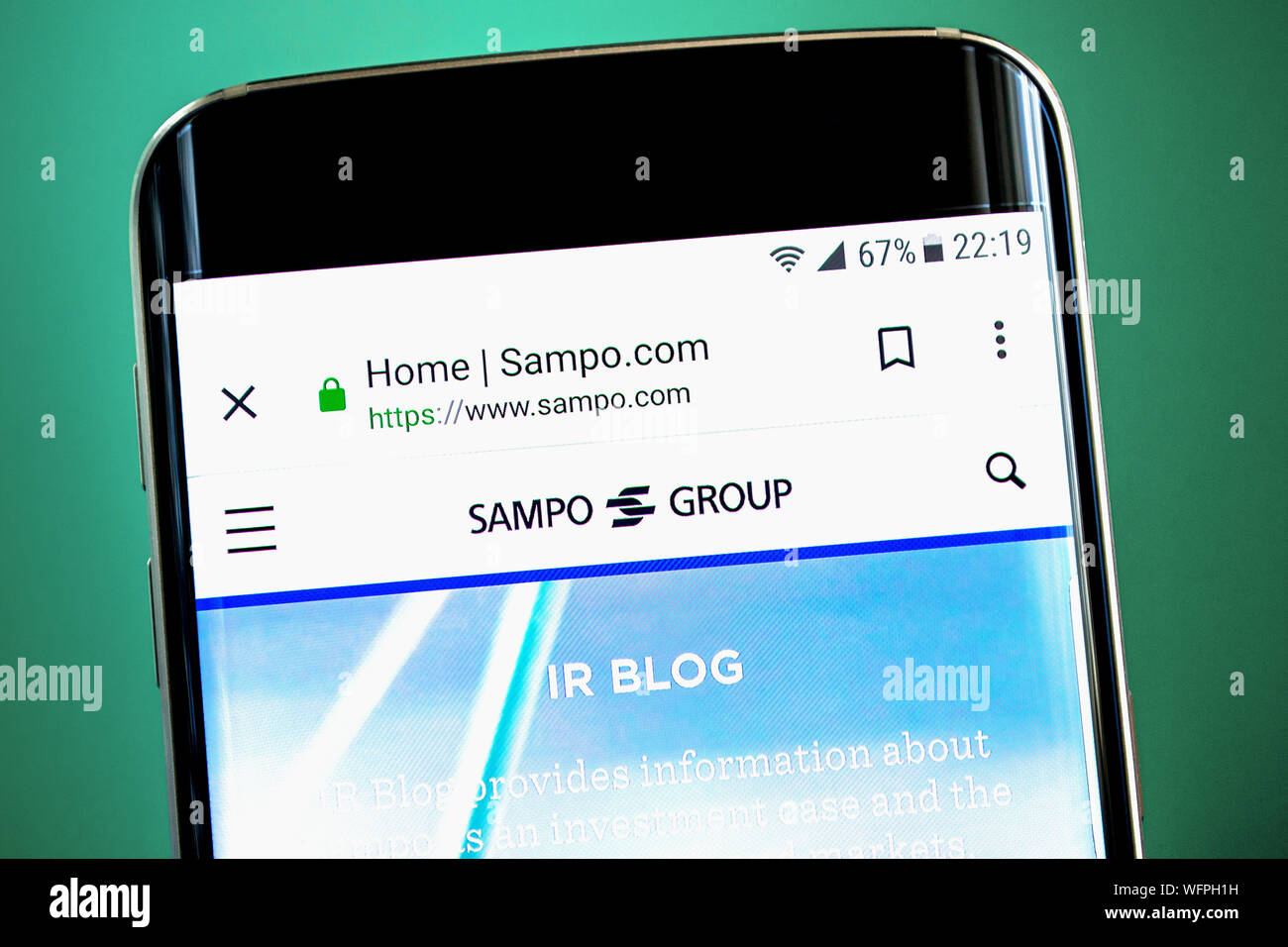 Sampo group logo hi-res stock photography and images - Alamy