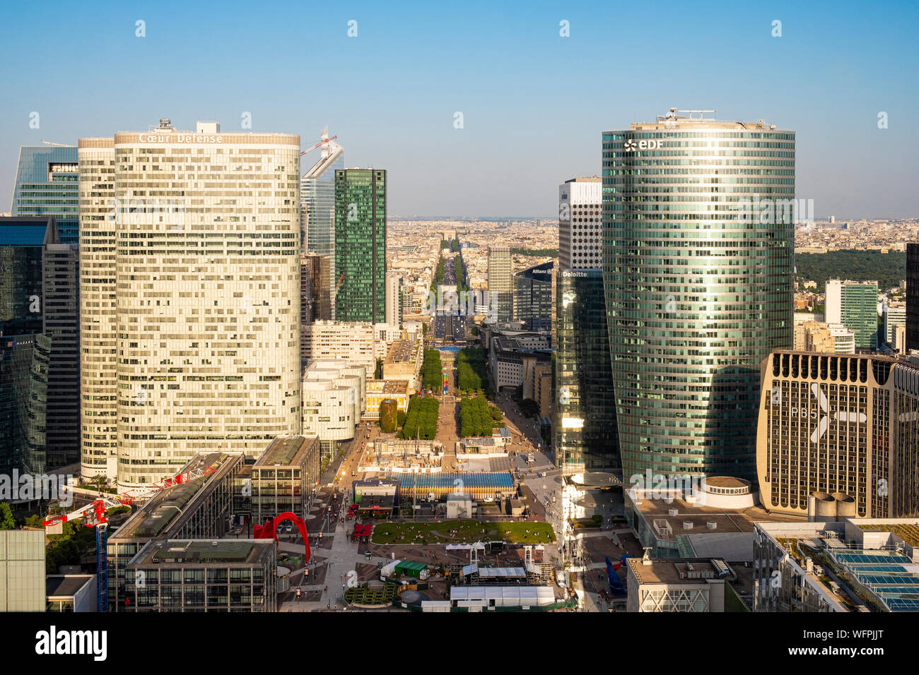 France, Hauts de Seine, the district of La Defense Stock Photo - Alamy