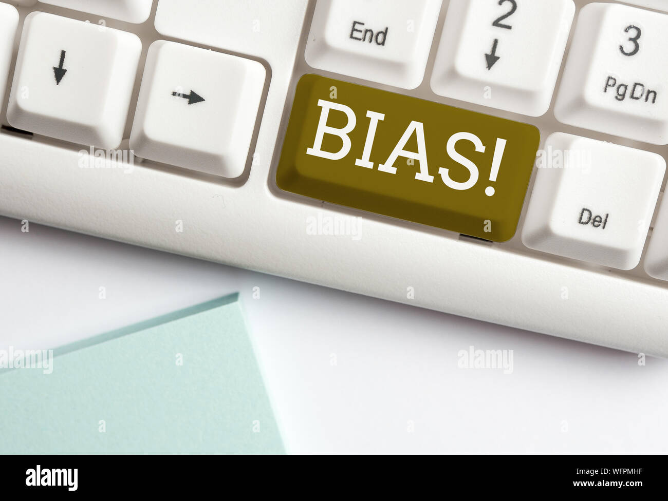 Word writing text Bias. Business photo showcasing inclination or ...