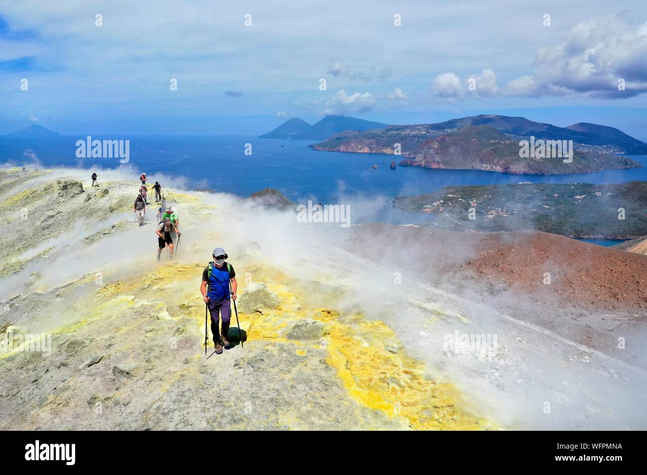 Italy, Sicily, Aeolian Islands, listed as World Heritage by UNESCO ...