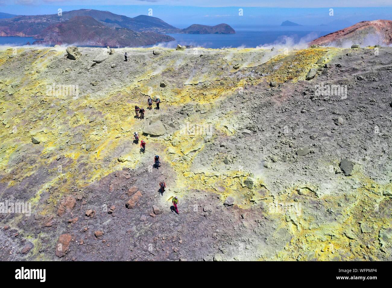 Italy, Sicily, Aeolian Islands, listed as World Heritage by UNESCO ...