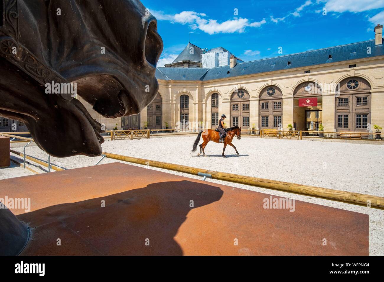 France, Oise, Chantilly, the castle of Chantilly, the Grandes Ecuries ...