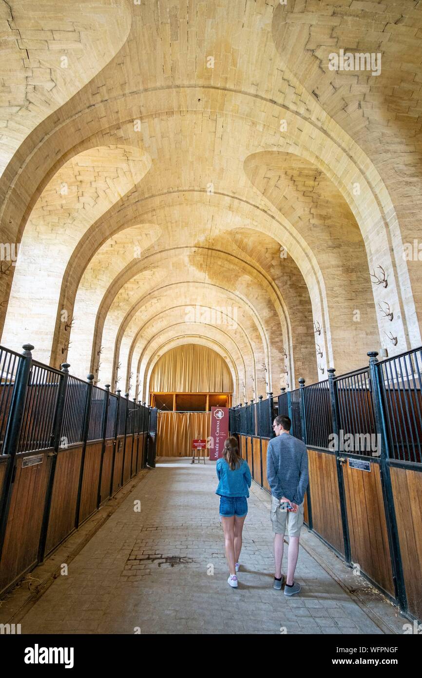 France, Oise, Chantilly, the castle of Chantilly, the Grandes Ecuries ...