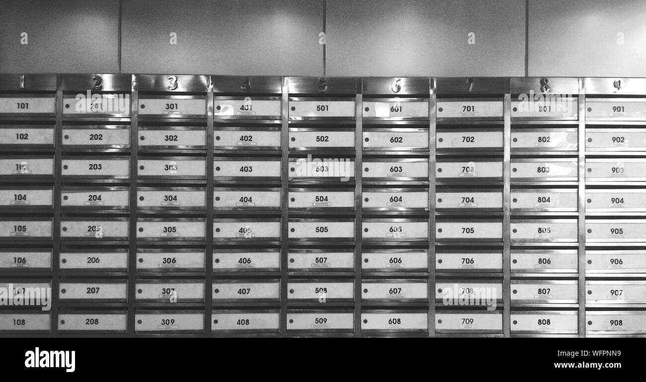 Mail Lockers High Resolution Stock Photography and Images - Alamy