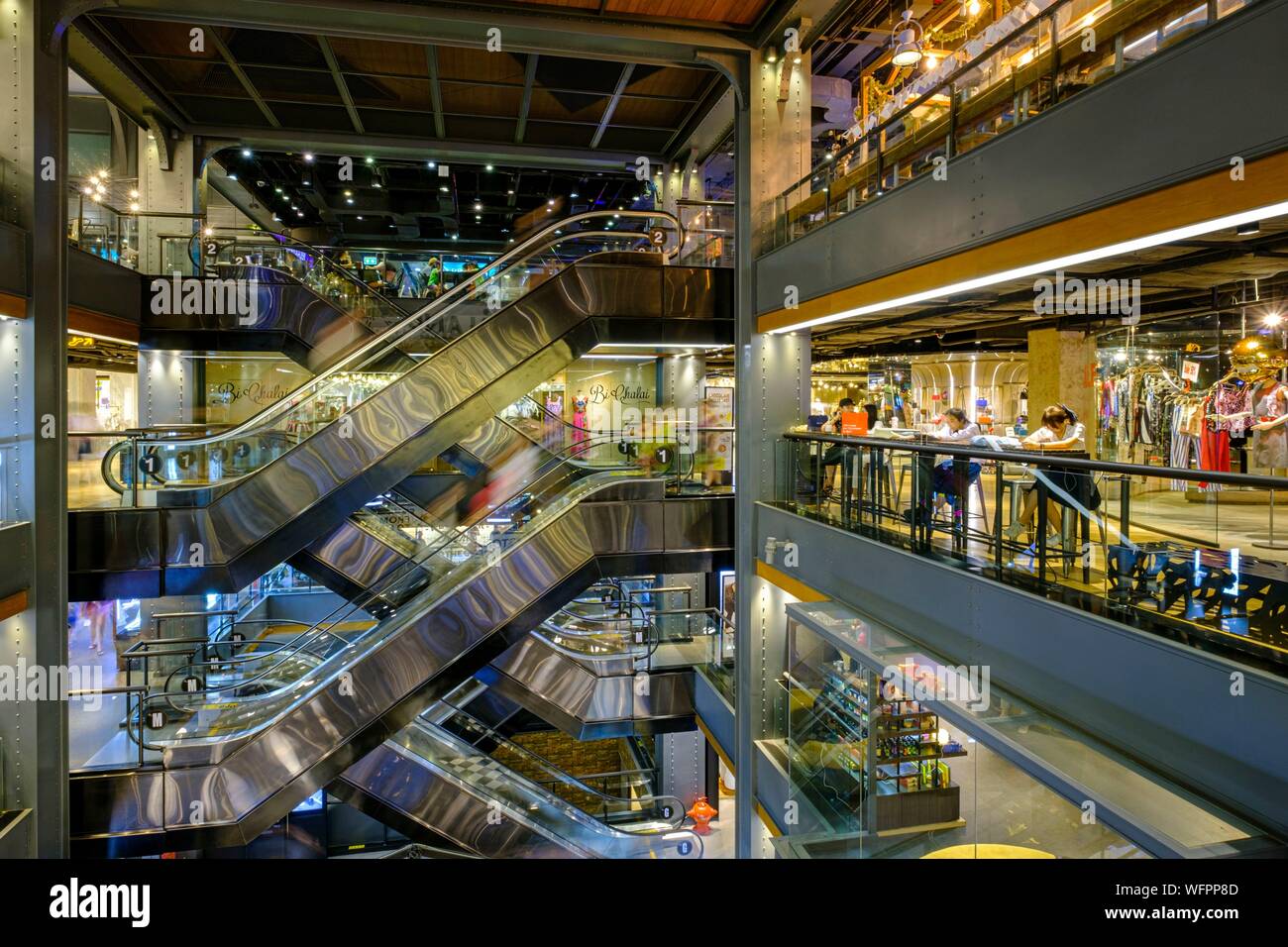 Thailand, Bangkok, Siam Center shopping mall Stock Photo - Alamy