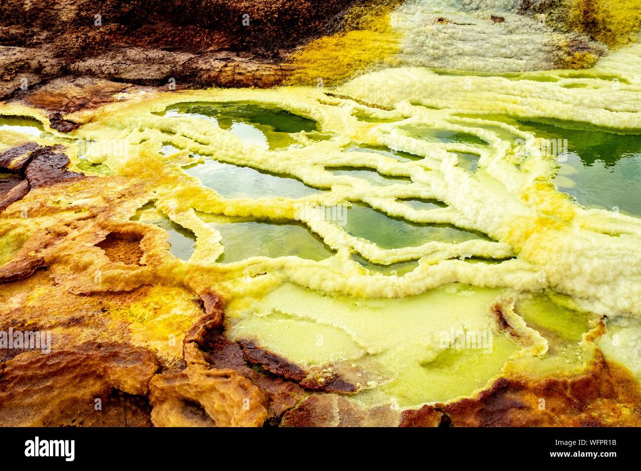 Ethiopia, Afar regional state, Danakil depression, Dallol volcano Stock ...