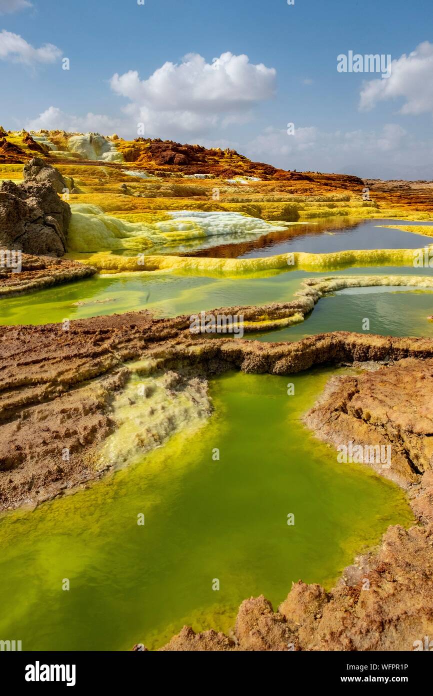 Ethiopia, Afar regional state, Danakil depression, Dallol volcano Stock ...