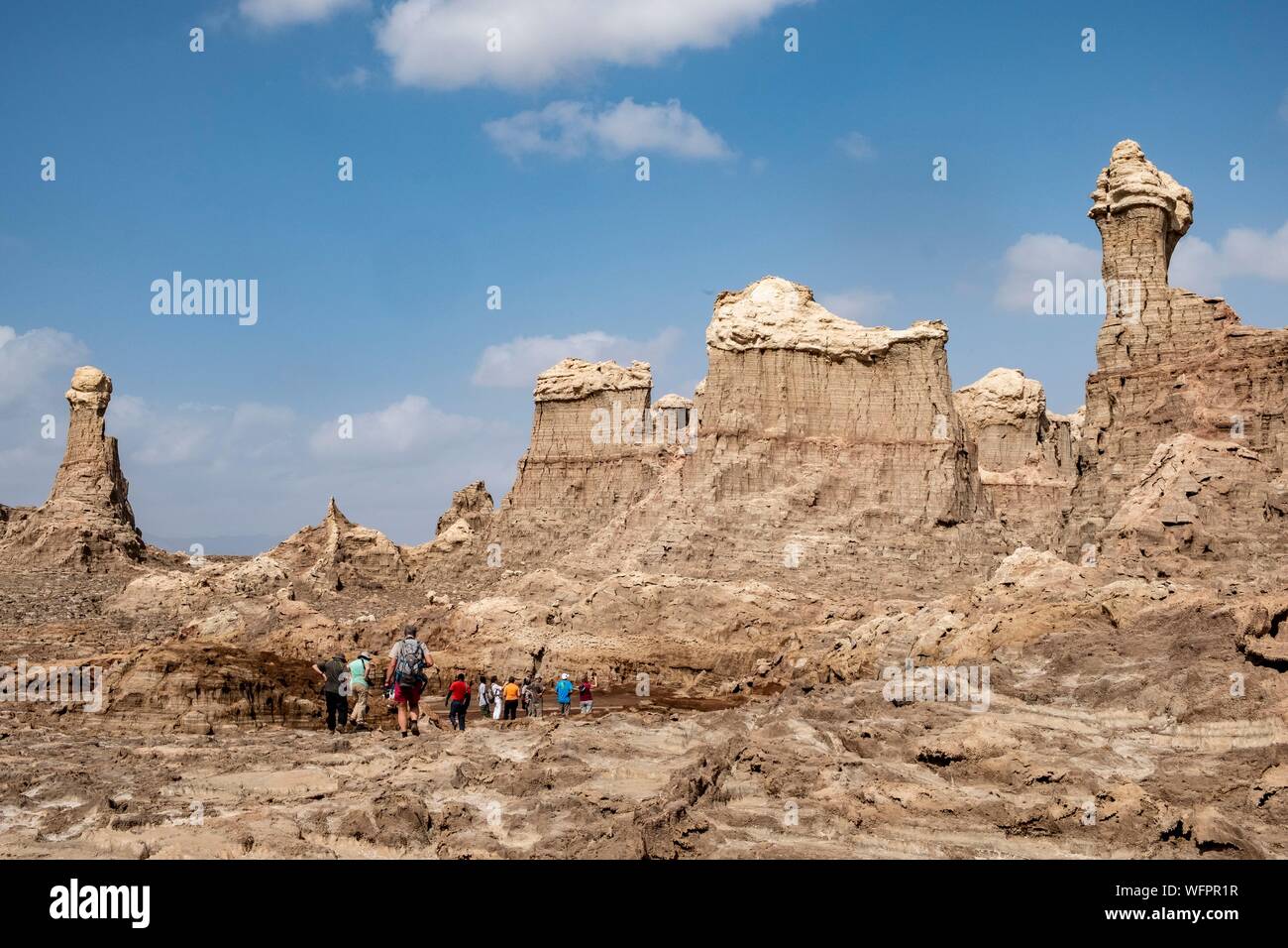 Ethiopia, Afar regional state, Danakil depression, Dallol volcano Stock ...