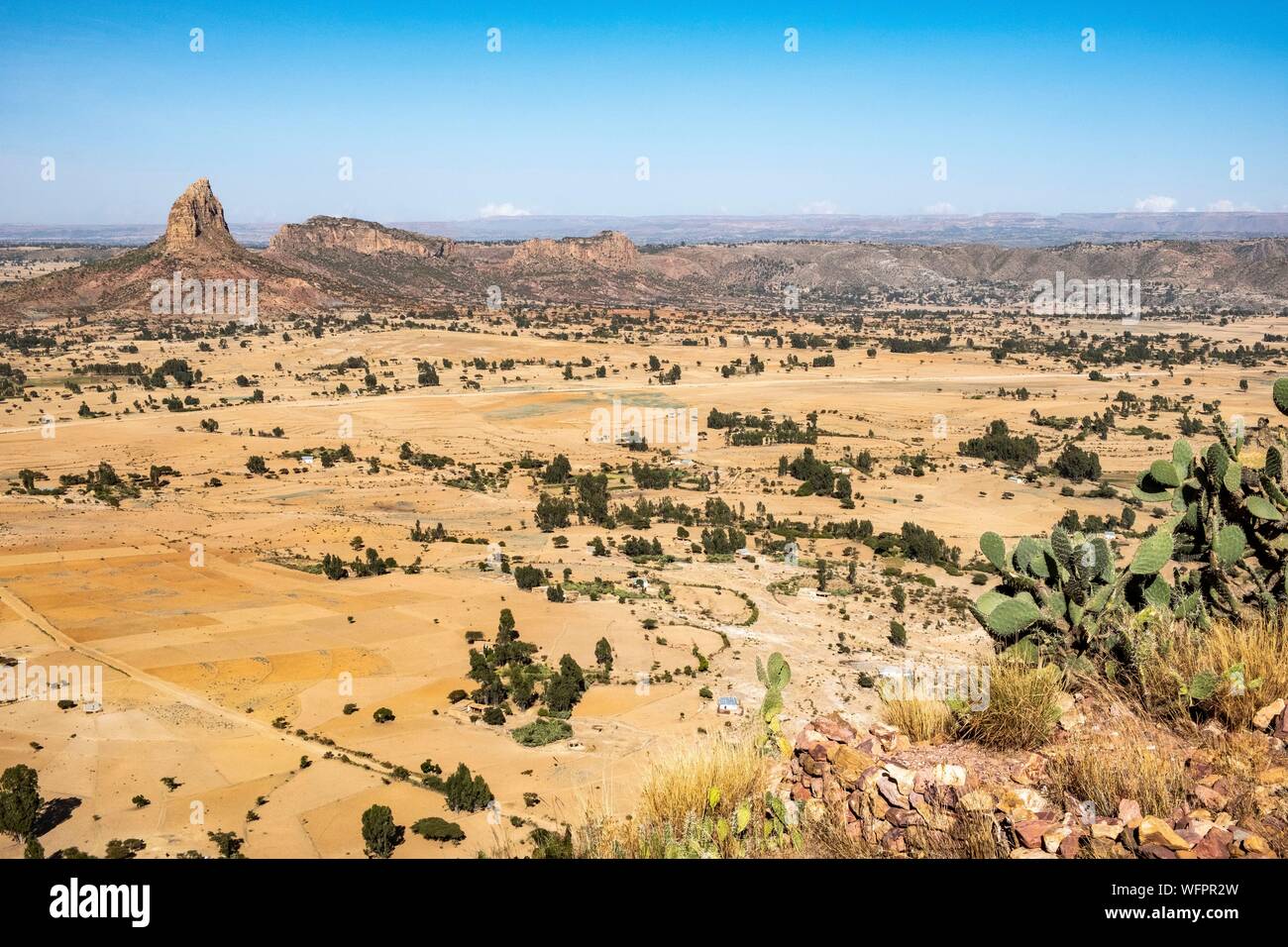 Ethiopia, Tigray regional state, Gheralta range, landscape Stock Photo ...