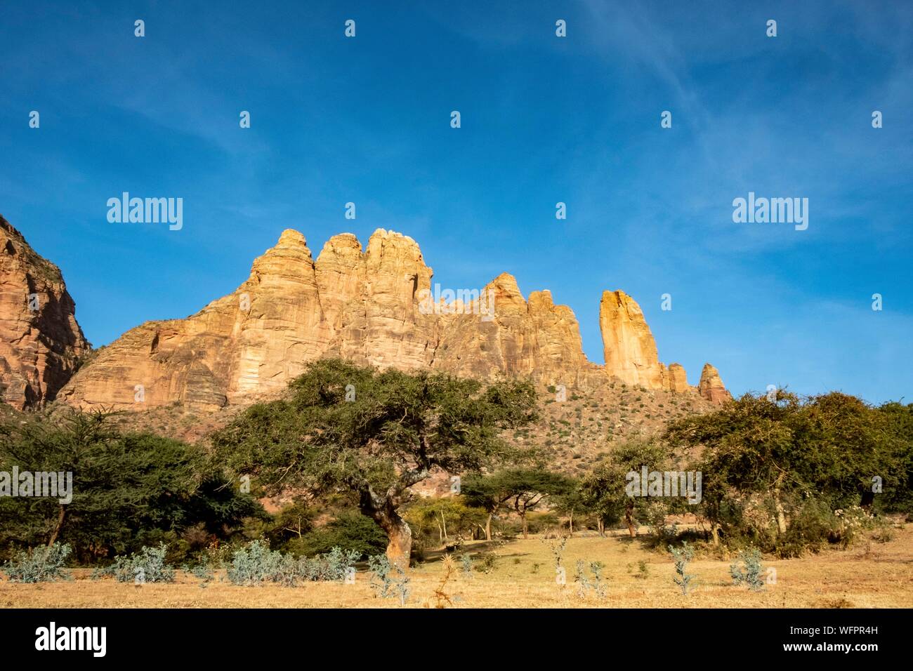 Ethiopia, Tigray regional state, Gheralta range, landscape Stock Photo ...