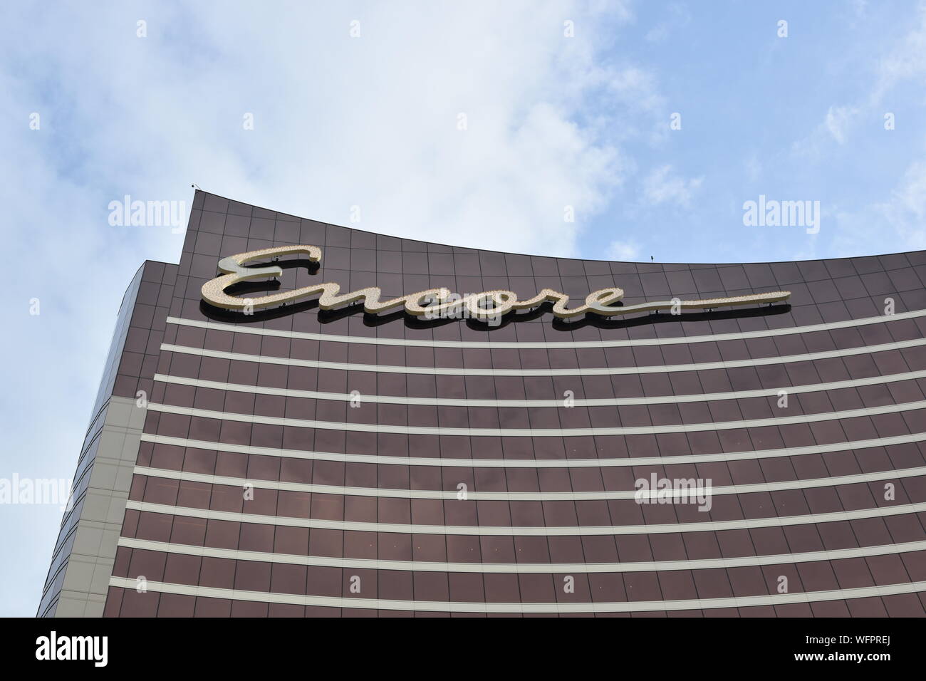 The Encore Boston Harbor Casino owned by Wynn Resorts in Everett ...