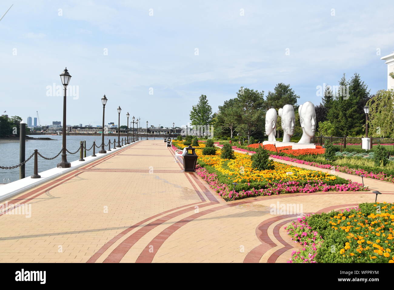 The Encore Boston Harbor Casino owned by Wynn Resorts in Everett ...