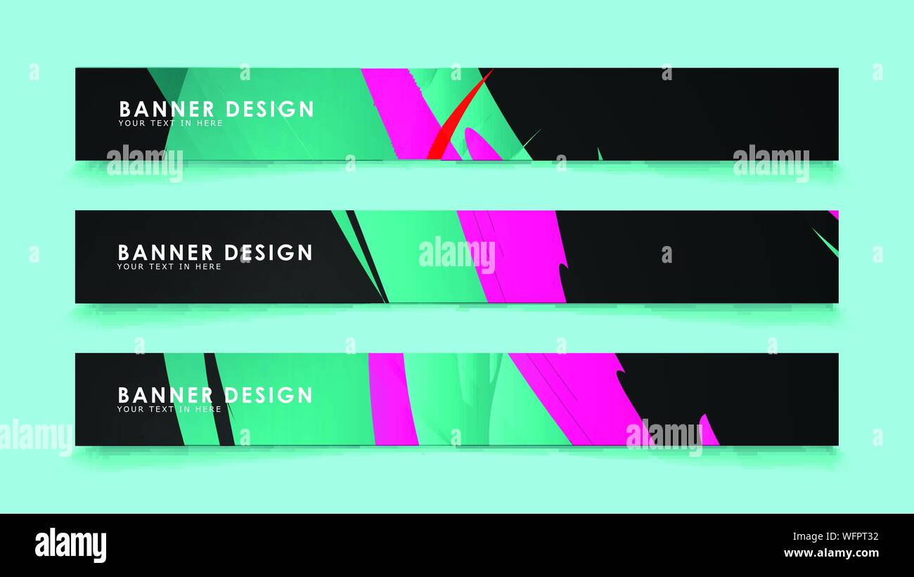 Simple abstract geometric banners with simple geometric banner spray ...