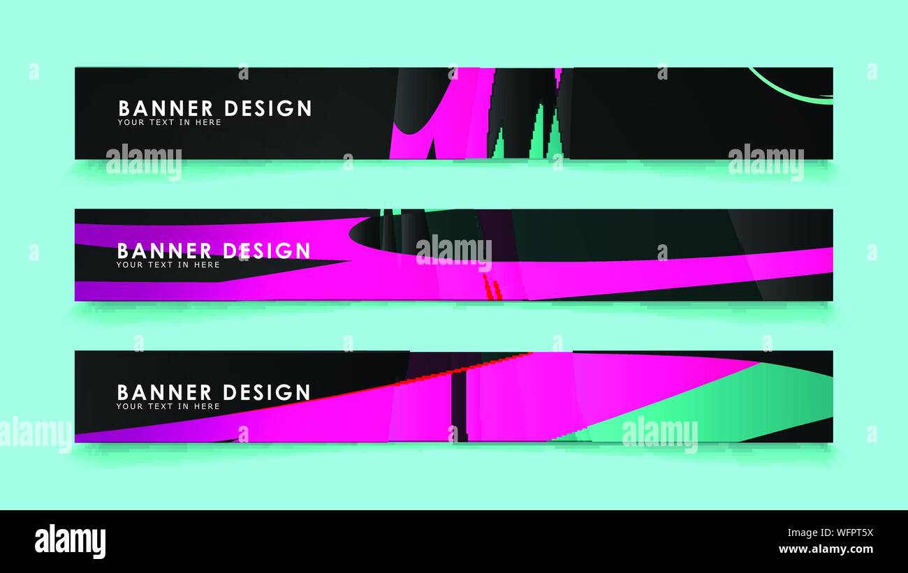 Simple abstract geometric banners with simple geometric banner spray ...