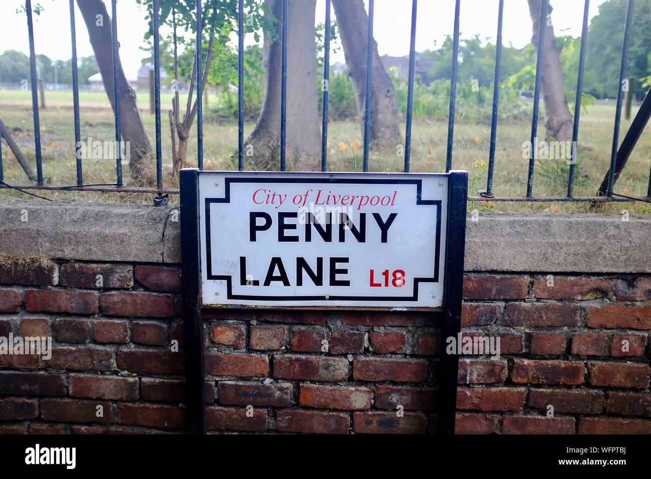 United Kingdom, Liverpool, Penny Lane Stock Photo - Alamy