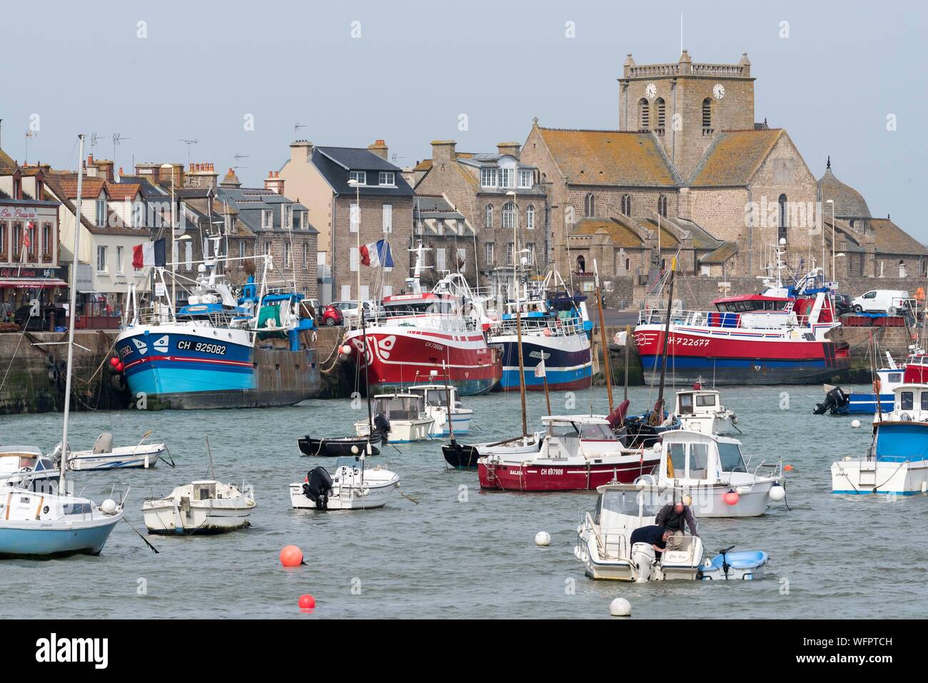 France, Manche, Cotentin, Barfleur, labelled The Most Beautiful ...