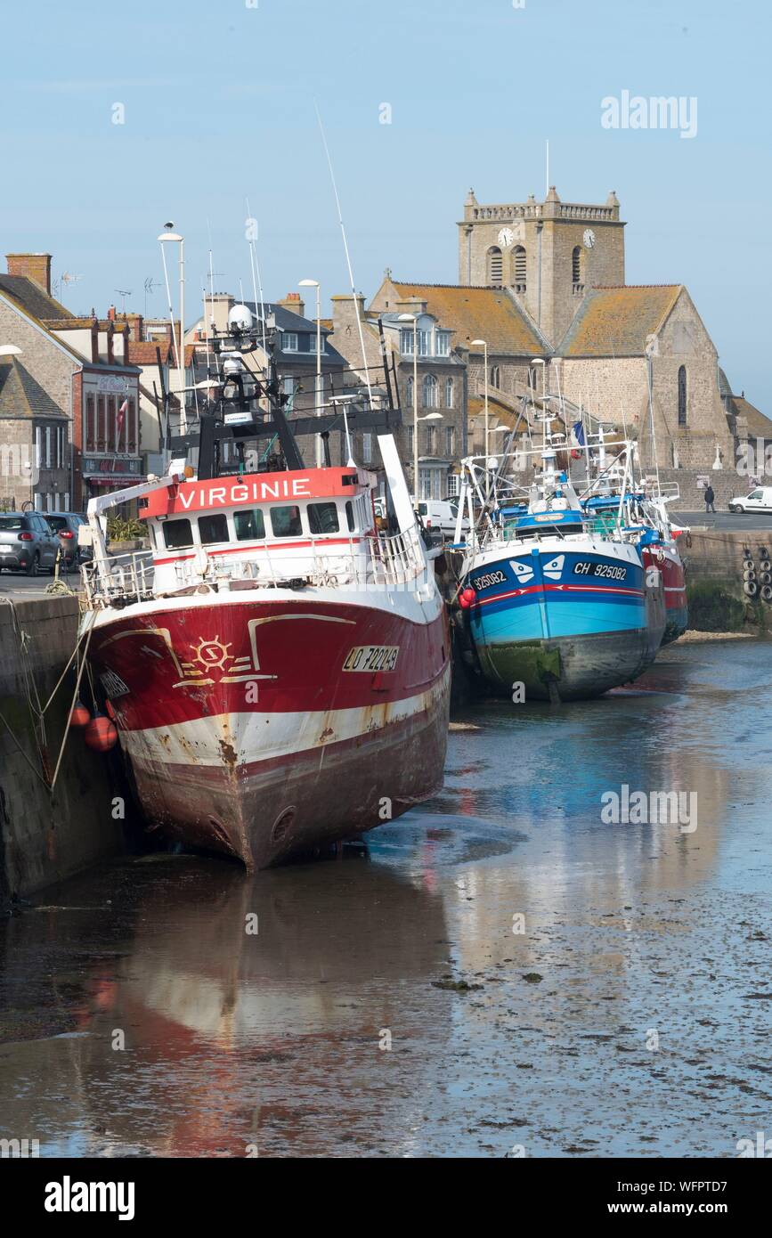 France, Manche, Cotentin, Barfleur labelled The Most Beautiful Villages ...