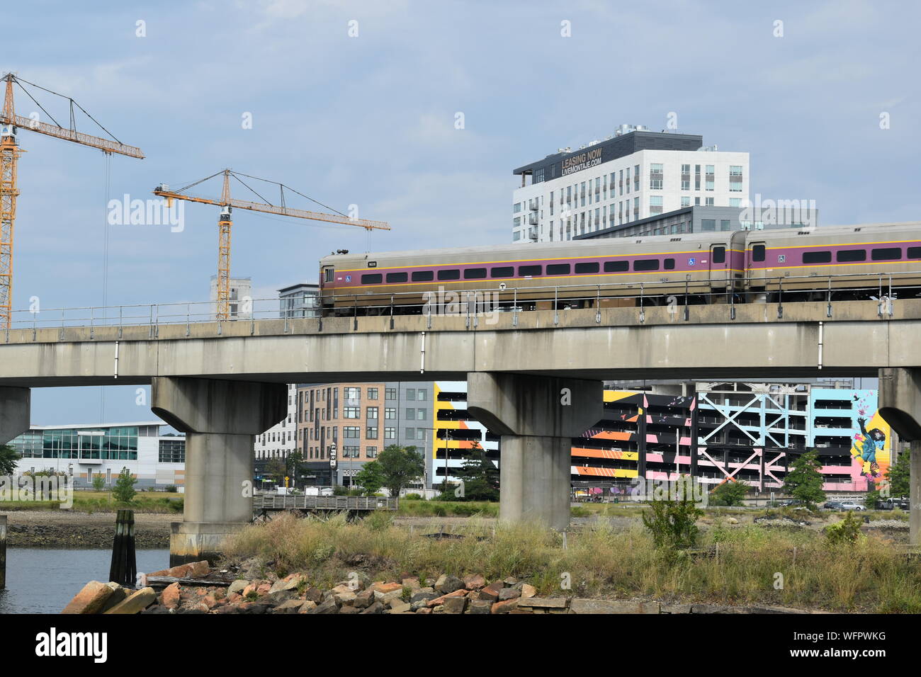 Boston to rockport train line hi-res stock photography and images - Alamy